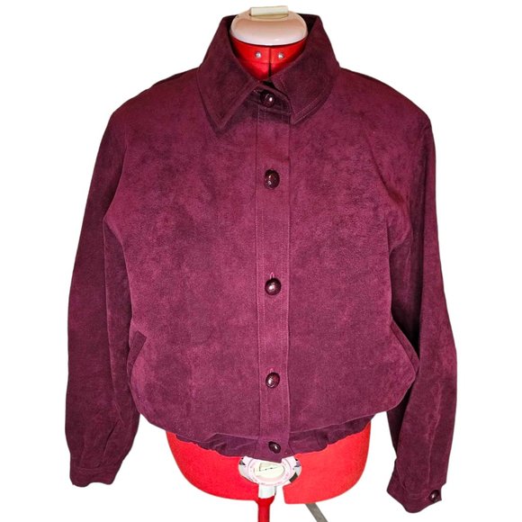 Count Romi | Jackets & Coats | Retro Ultra Suede Jacket From Grandmas ...